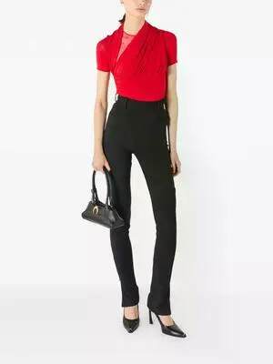 MARINE SERRE Moon Ruched Top