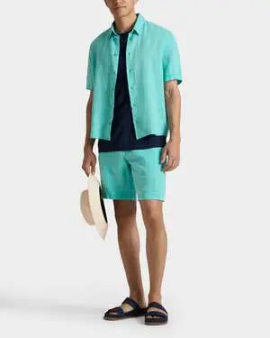 Vilebrequin Mineral Dye Linen Bermuda Shorts
