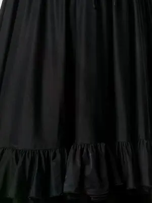 Balenciaga V-neck Ruffle Hem Top