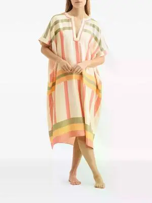 ERES Ice Striped V-neck Beach Dress