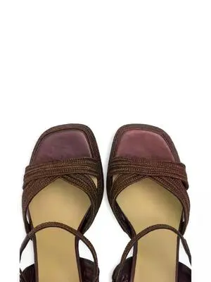 CastaÑer Vallee Braided-strap Platform Sandals