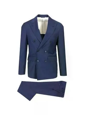 AL DUCA D’AOSTA 1902 Positano Double-breasted Wool Suit