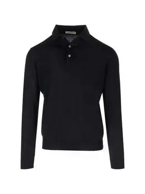 AL DUCA D’AOSTA 1902 Long-sleeve Knitted Polo Shirt