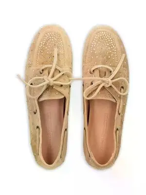 KENNEL&SCHMENGER Embellished Lace-up Loafers - Neutrals