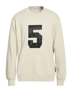 DEPARTMENT 5 Cotton Sweatshirt With Appliqués - Off White