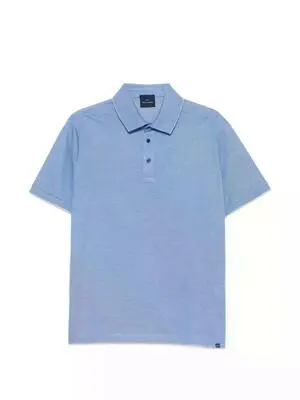 Paul & Shark Piqué Short-sleeve Polo Shirt - Blue