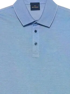 Paul & Shark Piqué Short-sleeve Polo Shirt - Blue