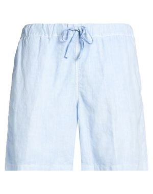 120% Lino Linen Shorts - Blue