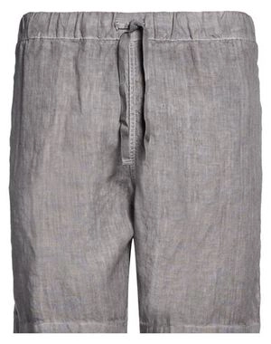 120% Lino 120% LINO Linen Shorts Grey