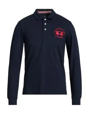 LA MARTINA Polo Shirt Size Cotton, Elastane