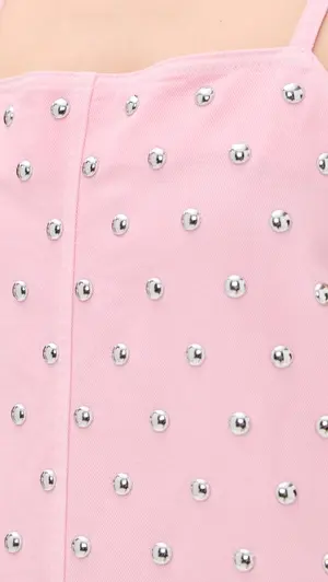 MSGM Studded Mini Dress