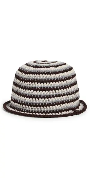 Rag & Bone Lou Knit Hat - Brown Multi