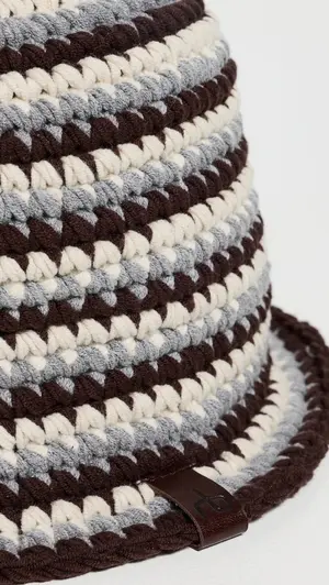 Rag & Bone Lou Knit Hat - Brown Multi