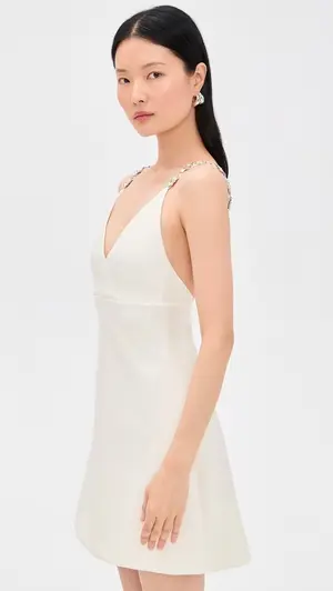 Cinq À Sept Mattison Dress With Crystal Embellishments