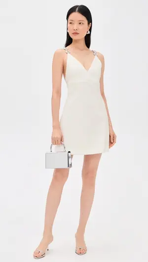 Cinq À Sept Mattison Dress With Crystal Embellishments