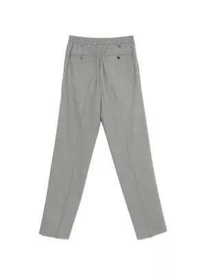 PT TORINO Drawstring Waist Pleated Trousers - Grey