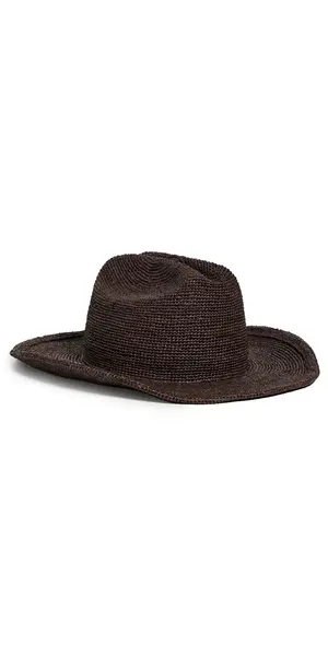 Lack Of Color Raffia Cowboy Hat - Coco