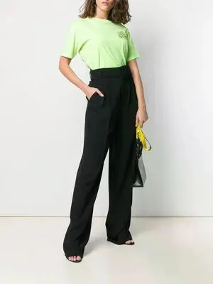 Off-White High-waisted Belted Trousers