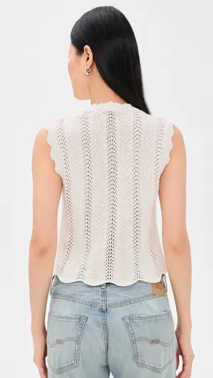 Madewell Kim Wavy Stitch Vest