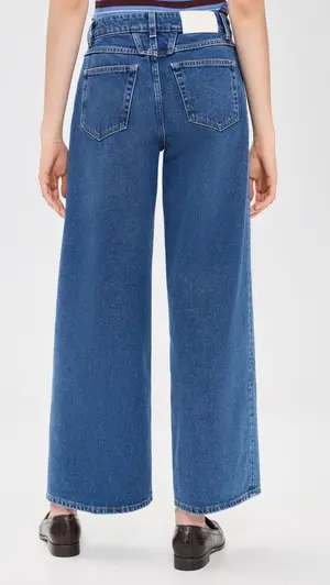 Closed Jayla Wide Leg Jeans - Mid Blue
