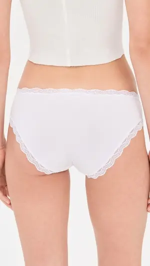 STRIPE & STARE Original Knicker Panties Four Pack - White