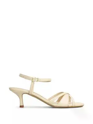FABIO RUSCONI Crossover Strappy Kitten Heel Sandals
