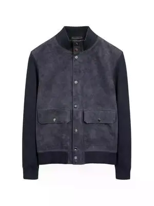 LES HÉRITIERS Panelled Goat Suede Jacket