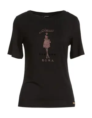 GATTINONI Viscose & Elastane T-shirt With Appliqu