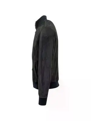 RENZO ROMAGNOLI Suede Bomber Jacket