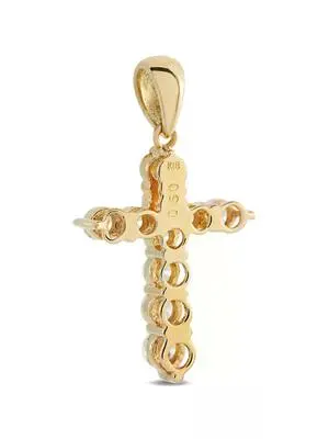 LB EXCLUSIVE 18k Yellow Diamond Cross Pendant