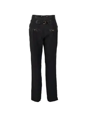 HEIMSTONE VINTAGE Button-detail High-waisted Trousers