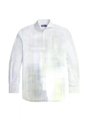 Ralph Lauren Purple Label Tattersall Check-pattern Long-sleeve Shirt