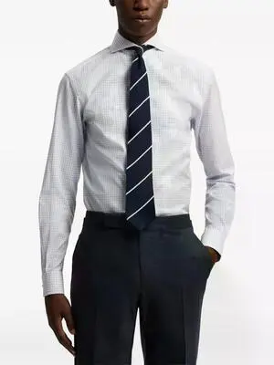 Ralph Lauren Purple Label Tattersall Check-pattern Long-sleeve Shirt