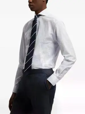 Ralph Lauren Purple Label Tattersall Check-pattern Long-sleeve Shirt