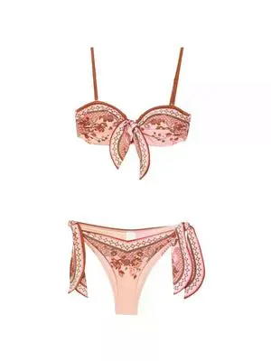 Zimmermann Paisley Print Bikini - Pink