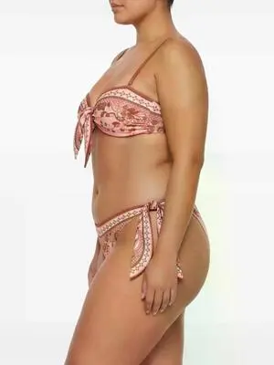 Zimmermann Paisley Print Bikini - Pink