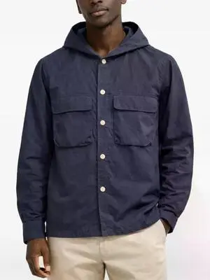 LES HÉRITIERS Button-up Hoodie