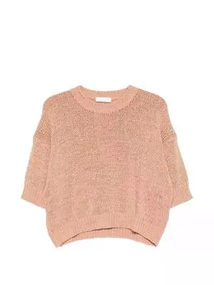 ROBERTO COLLINA Open-knit T-shirt