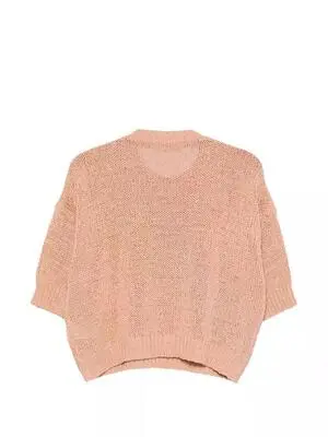 ROBERTO COLLINA Open-knit T-shirt