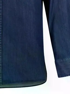 Paul & Shark Mandarin-collar Chest-pocket Shirt