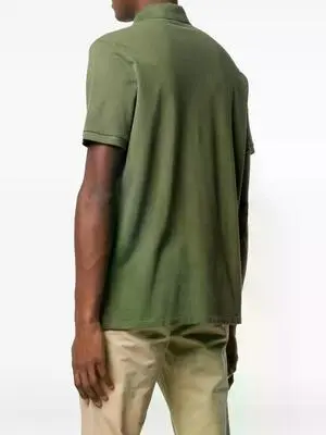 Polo Ralph Lauren Logo-embroidered Mesh Polo Shirt - Green