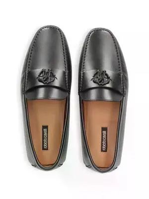 Roberto Cavalli Logo Plaque Loafers
