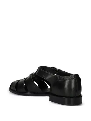Roberto Cavalli Logo-appliqué Flat Sandals