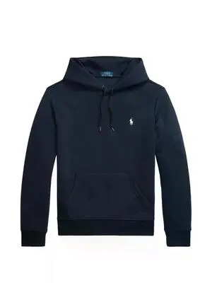 Polo Ralph Lauren Drawstring Hoodie With Embroidered Pony Detail - Blue