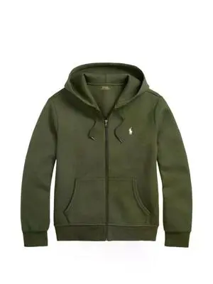 Polo Ralph Lauren Embroidered Logo Zip-up Hoodie - Green