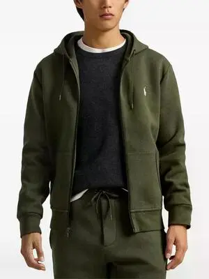 Polo Ralph Lauren Embroidered Logo Zip-up Hoodie - Green