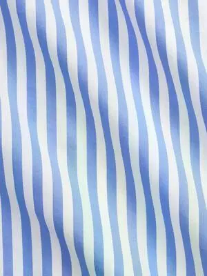 Polo Ralph Lauren Vertical-stripe Logo-embroidered Shirt - Blue
