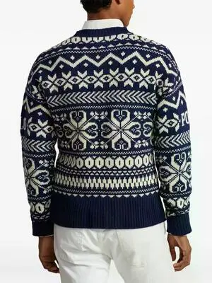 Polo Ralph Lauren Fair Isle Logo Intarsia Sweater