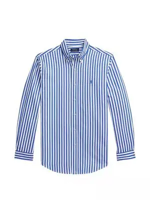 Polo Ralph Lauren Striped-pattern Button-down Shirt - Blue
