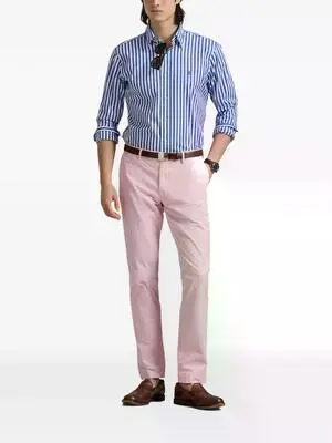 Polo Ralph Lauren Striped-pattern Button-down Shirt - Blue